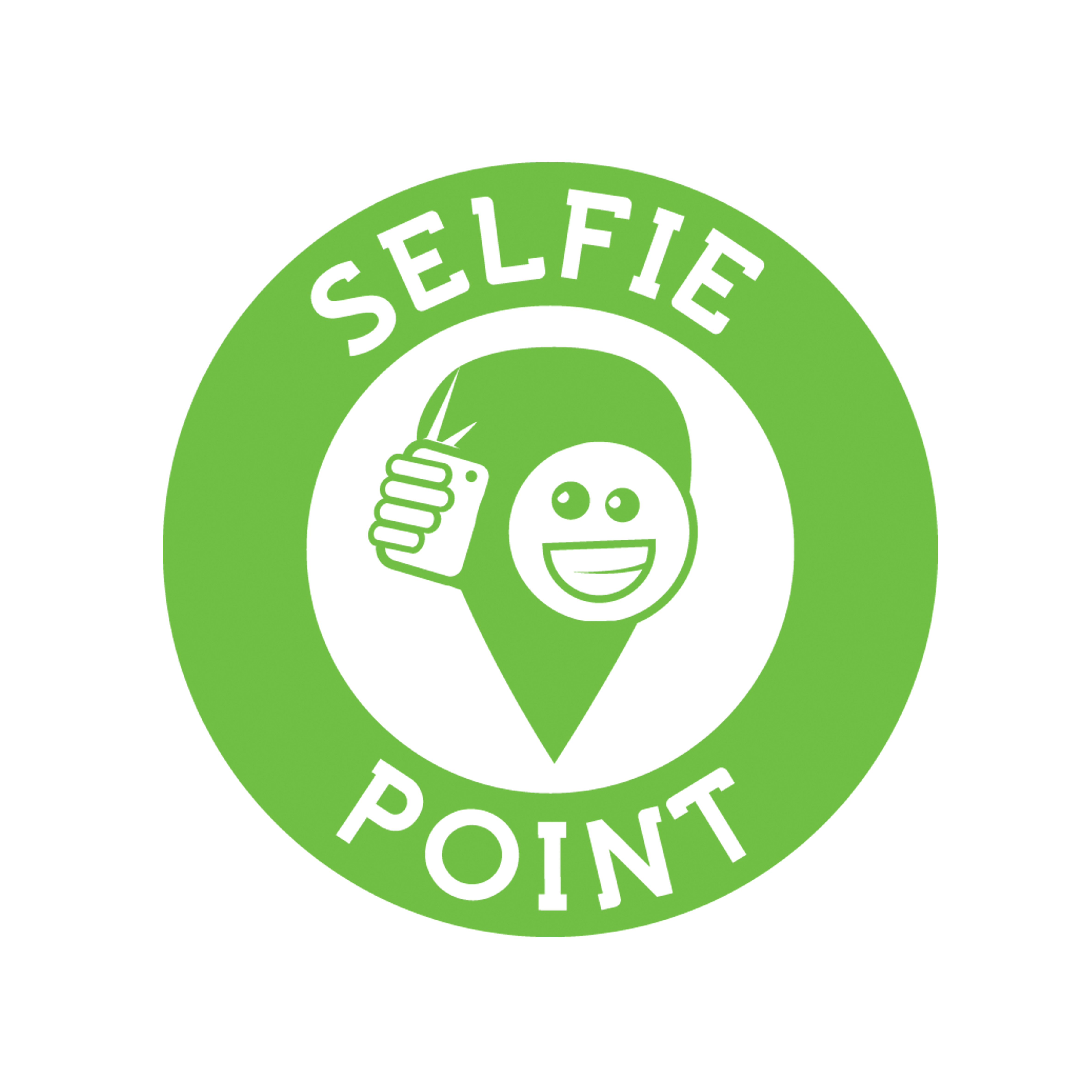 Selfie Point - Logo grün